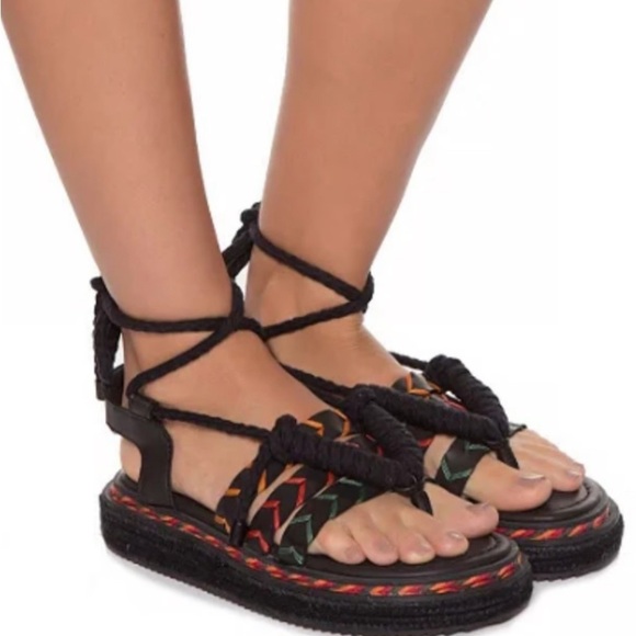 FARM Rio | Shoes | Nwot Farm Rio Rope Sandals | Poshmark